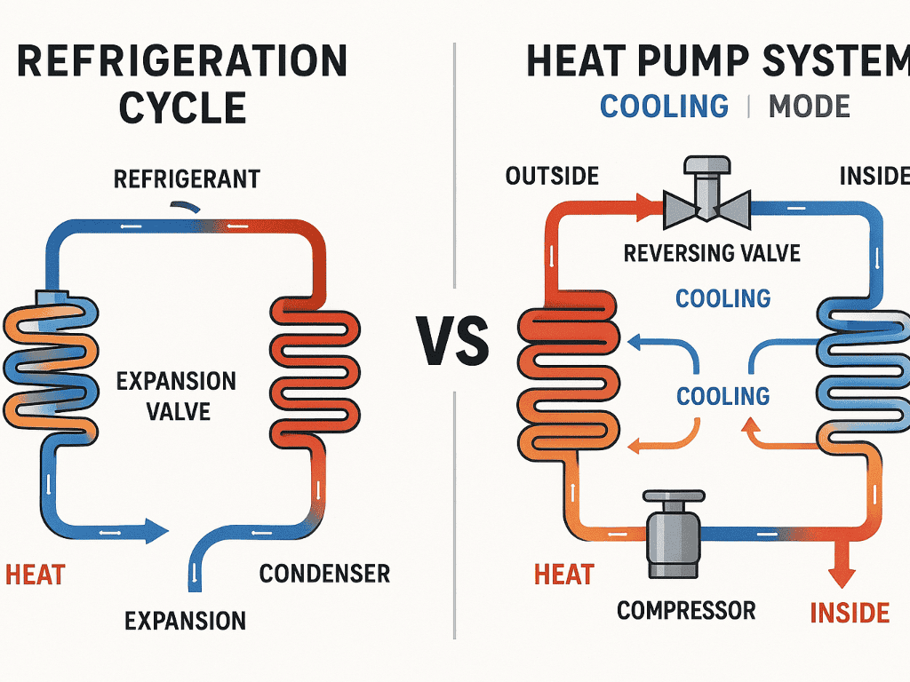 Heat Pump vs Refrigeration Cycle: Understanding Their Differences and ...